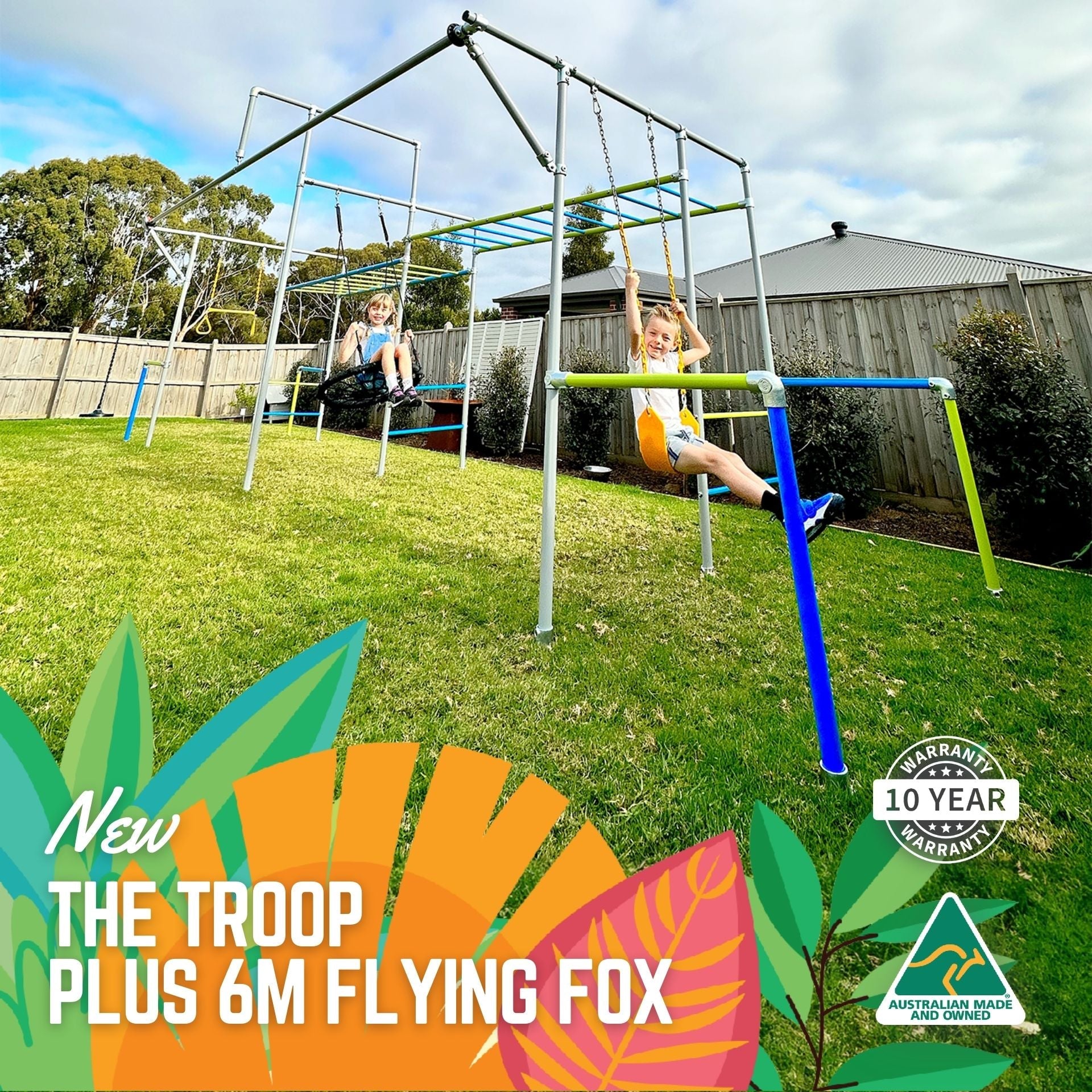 NEW PRODUCT ALERT: THE TROOP PLUS – Funky Monkey Bars