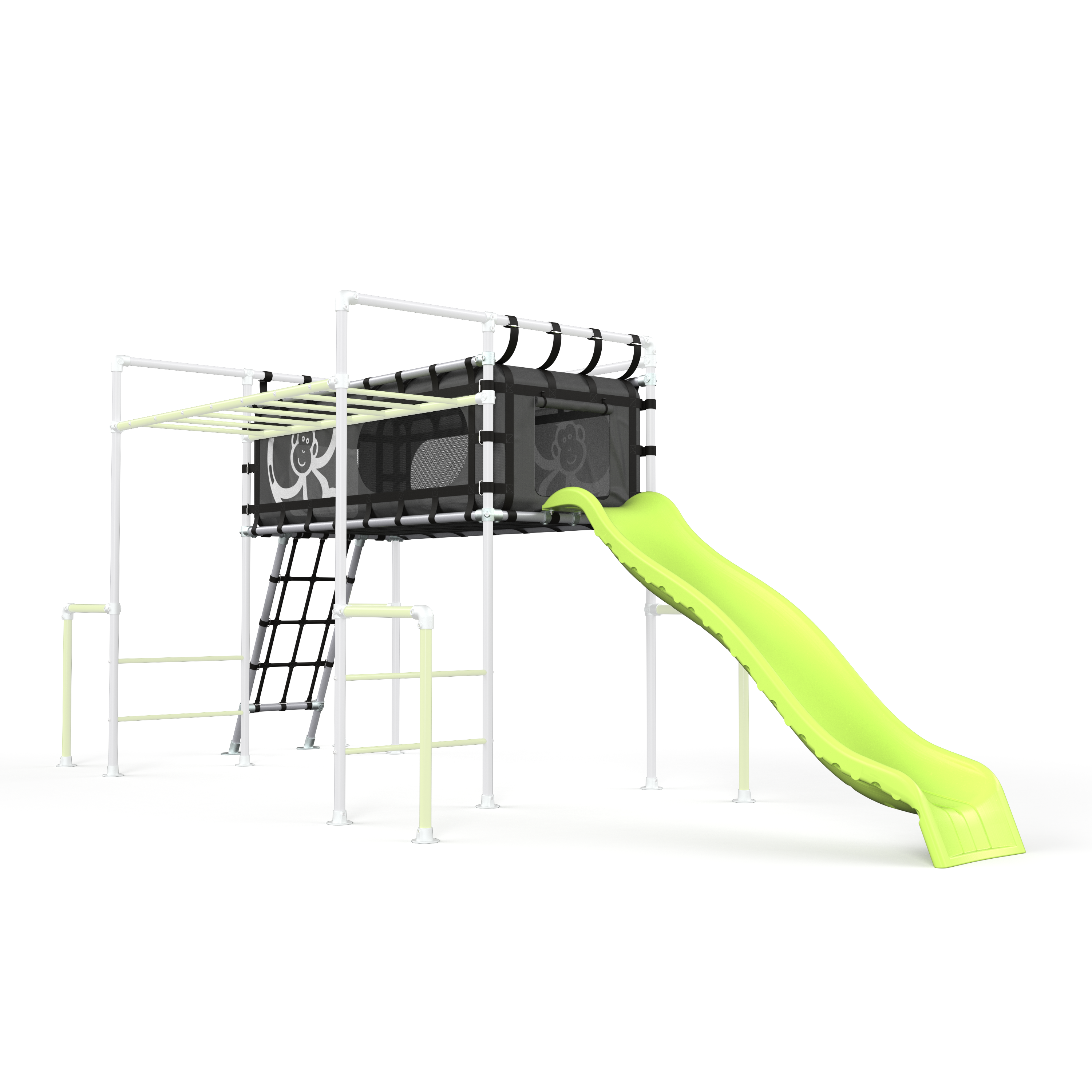 Cubby Clubhouse (3M) | Monkey Bars & Climbing Frame Accessories – Funky ...