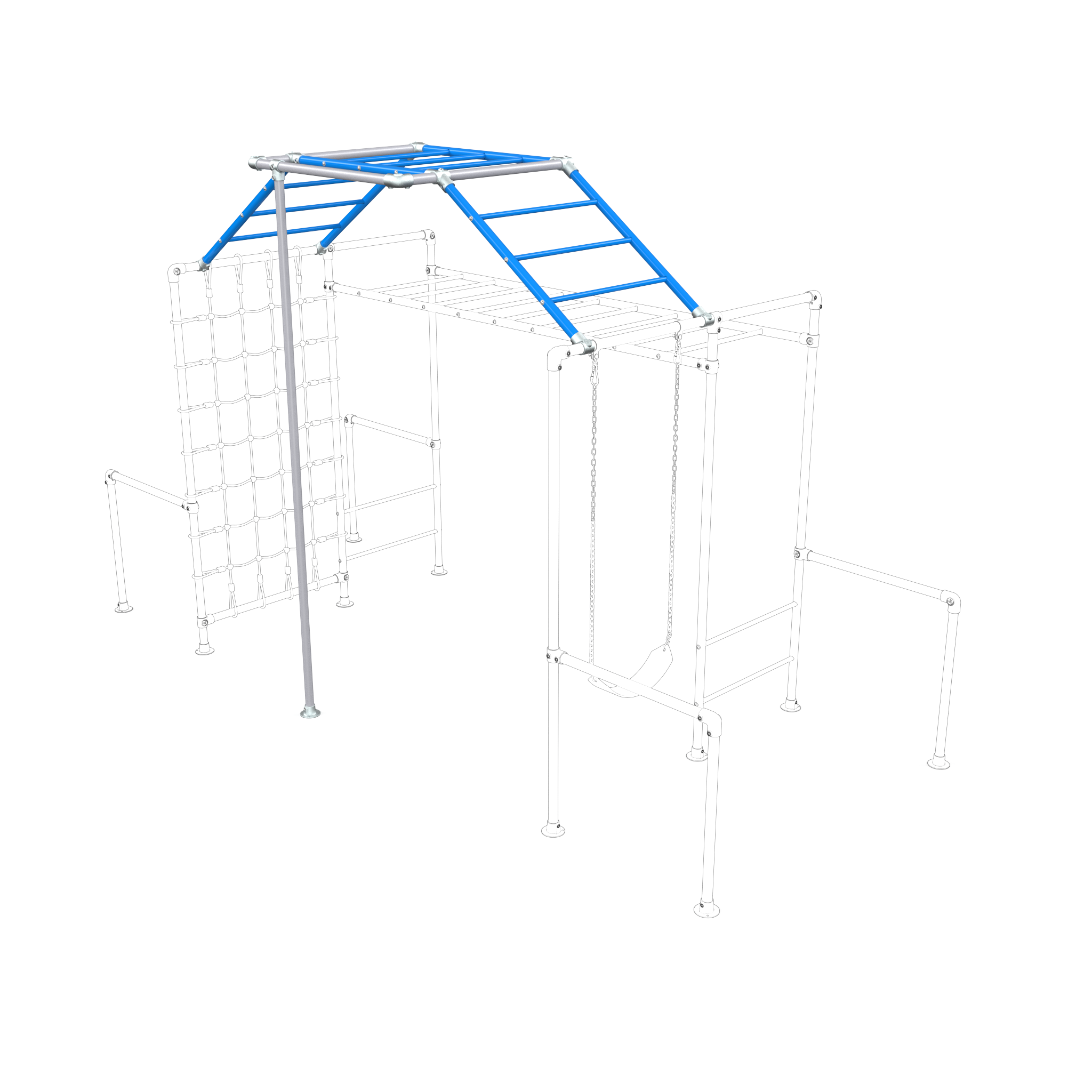 Combat Ladder | Monkey Bars & Climbing Frame Accessories – Funky Monkey ...