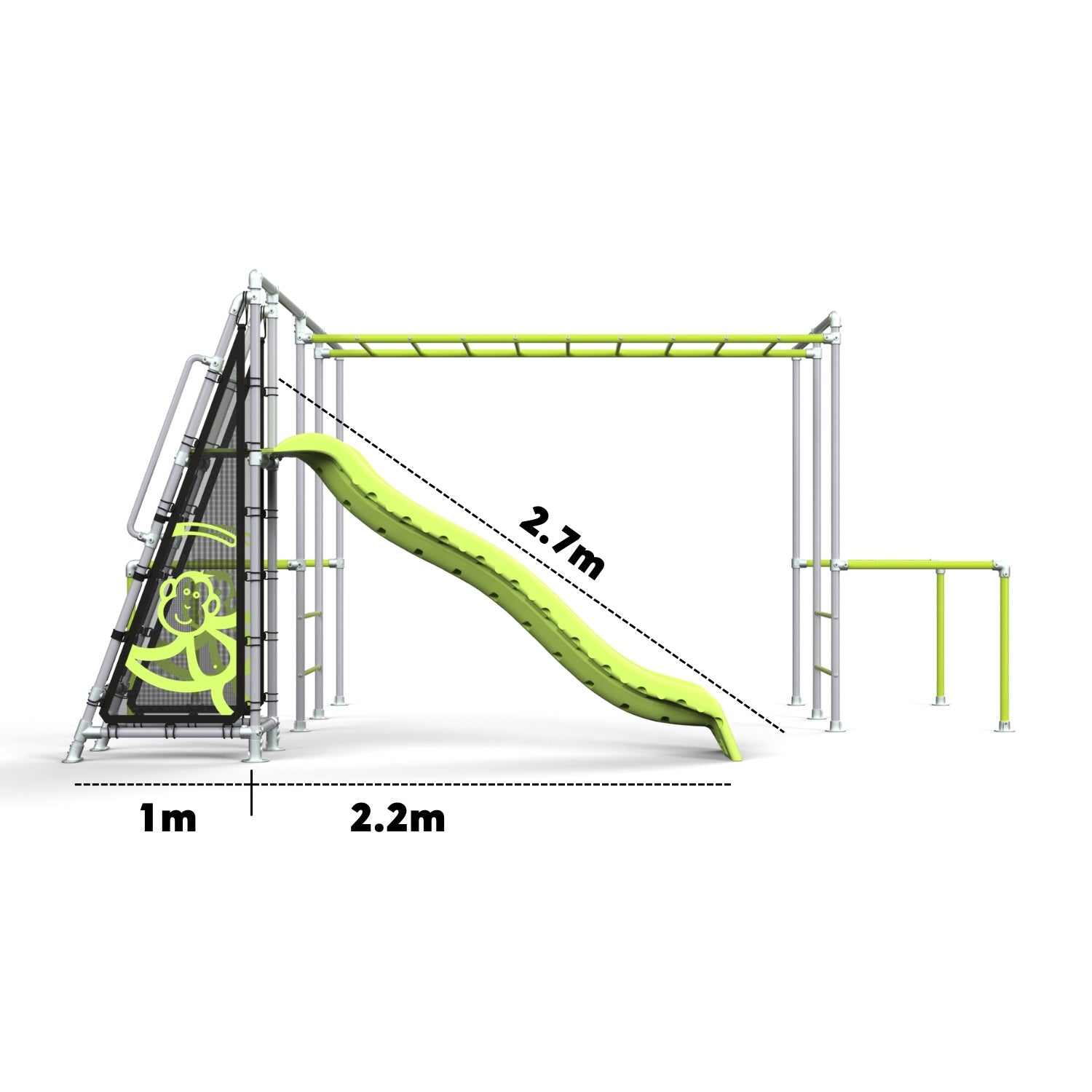 Swing 'n' Slide | Monkey Bars & Climbing Frame Accessories – Funky ...