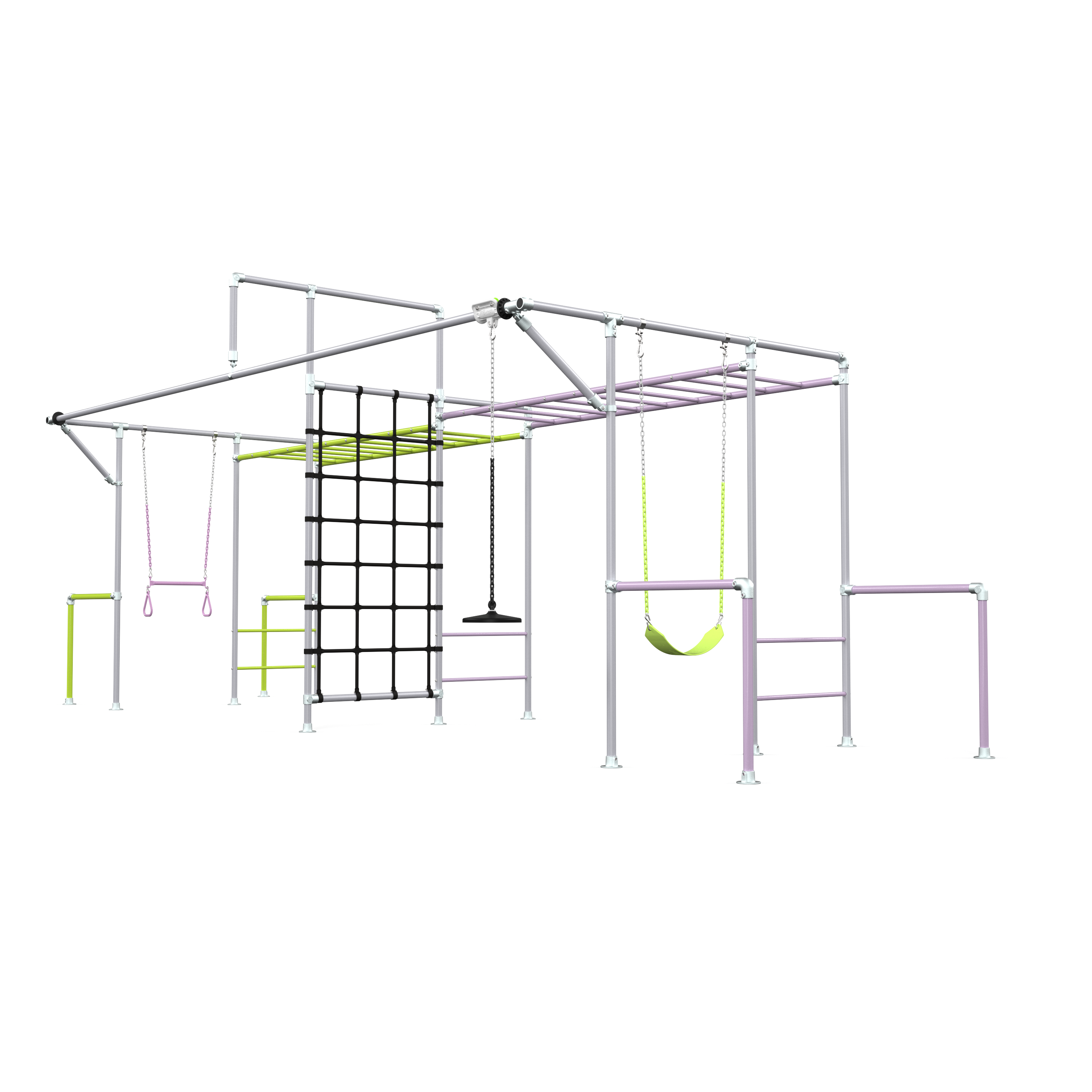 Troop Plus 6m Flying Fox | Monkey Bar & Climbing Frame – Funky Monkey Bars